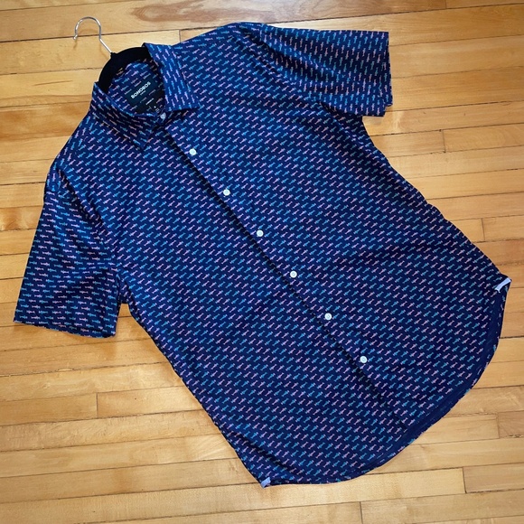 Bonobos | Shirts | Bonobos Riviera Short Sleeve Shirt Micro Shark ...